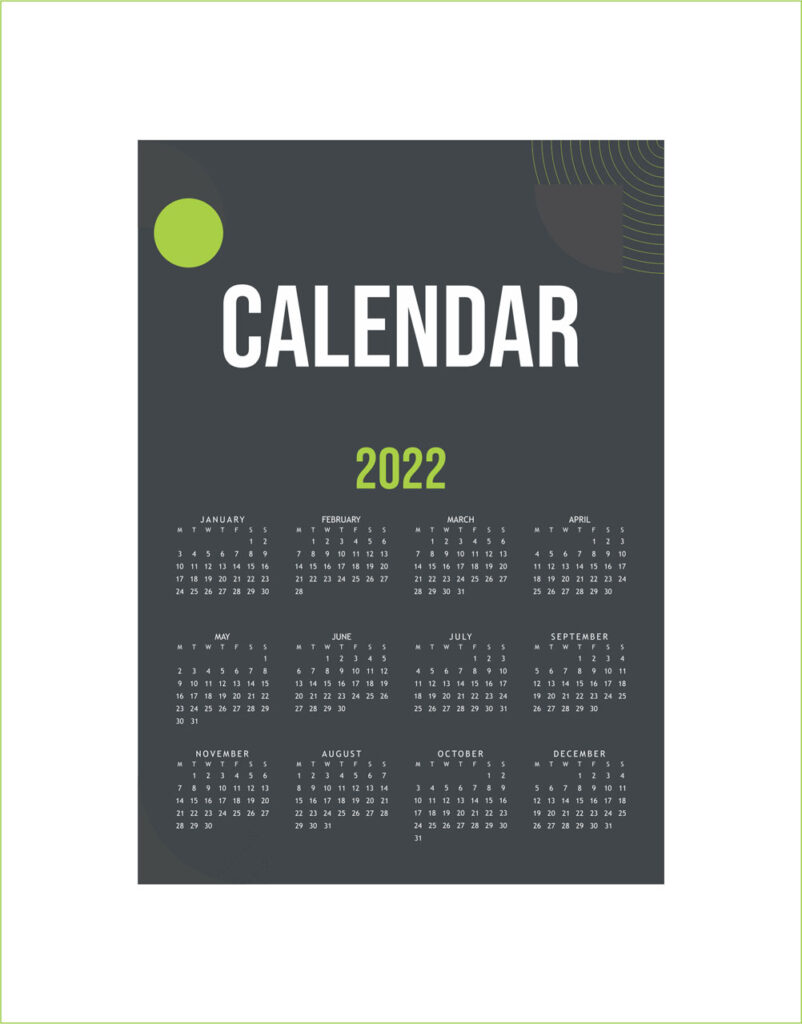 Wall Calendar – Luma Graphic